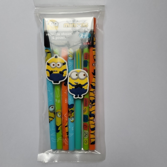 Zak! | Kitchen | Minions Reusable Straws | Poshmark